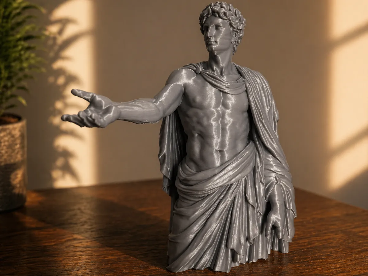 Classical Male Statue – Greek Style Bust - Free 3D Print Model - MakerWorld