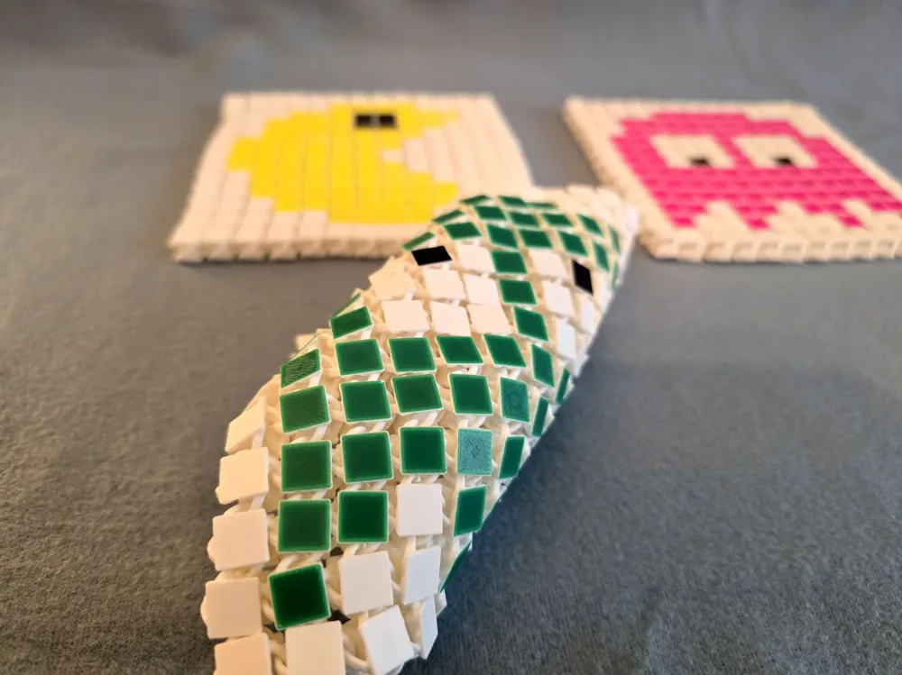 Pac-Man flexibles Stoff-Fidget-Spielzeug von DocLex MakerWorld ...