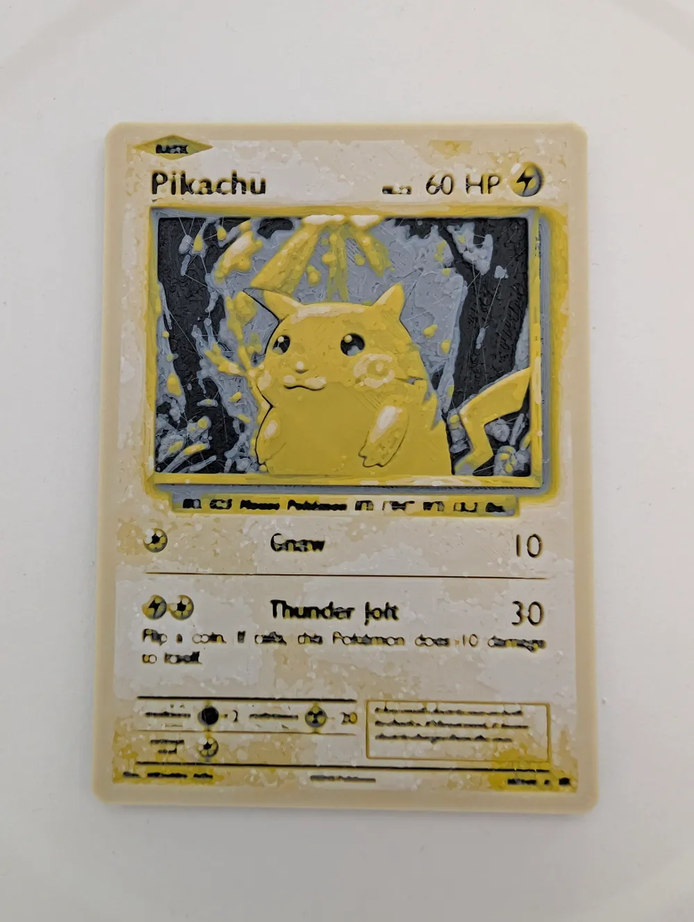 Fat pikachu card hueforge - Free 3D Print Model - MakerWorld