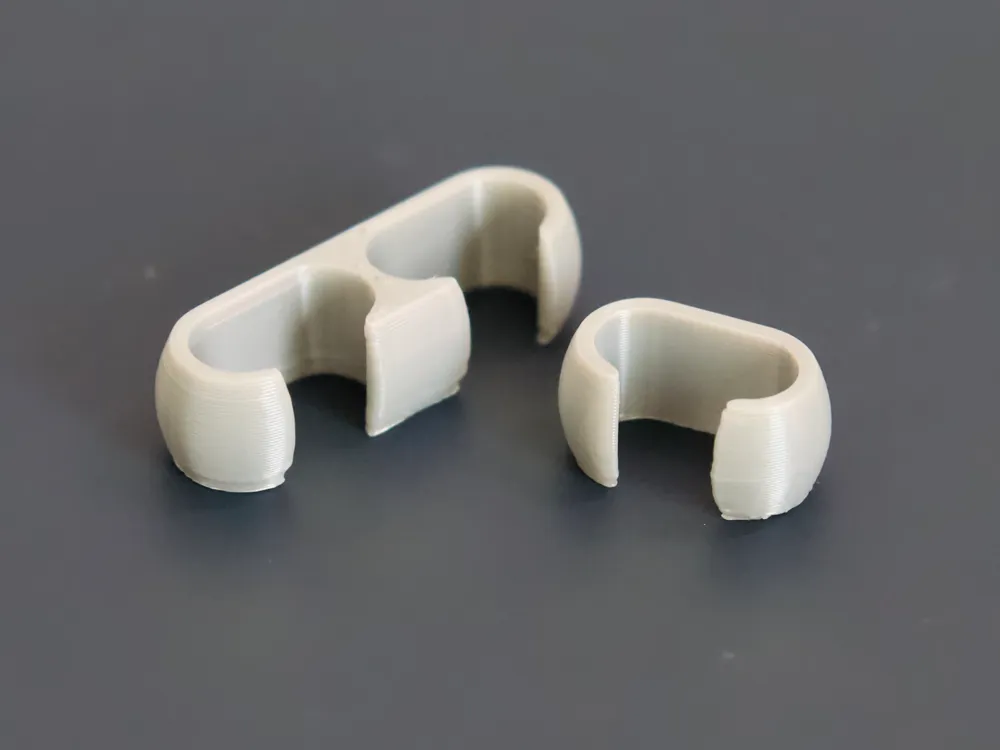 Compact Cat6 Cable Clip, for two And four cables! by Sylux - MakerWorld