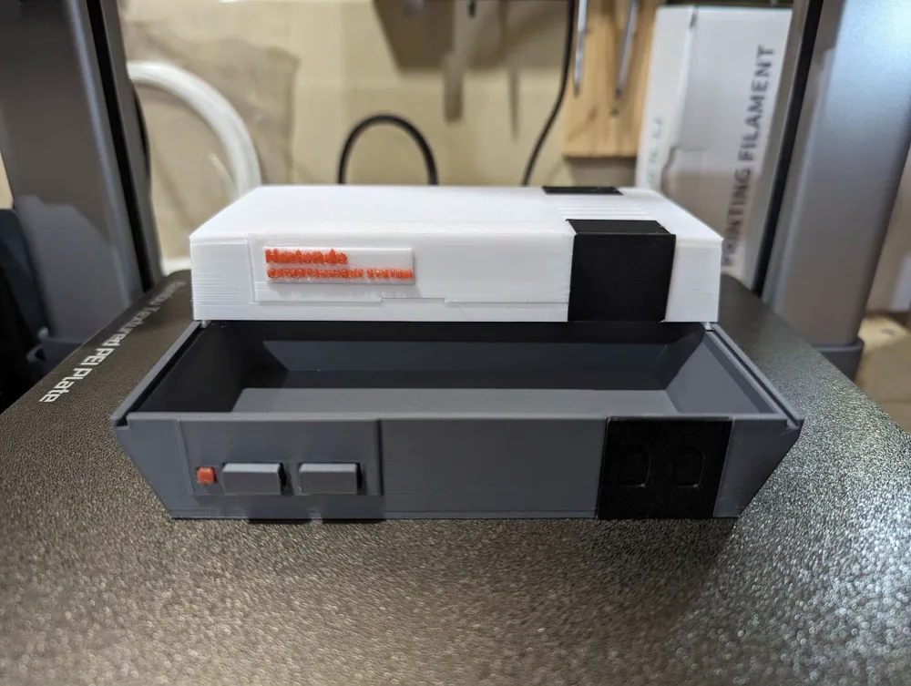 NES BOX - Nintendo Entertainment System Box V1 by Maxsmith3DQc - MakerWorld