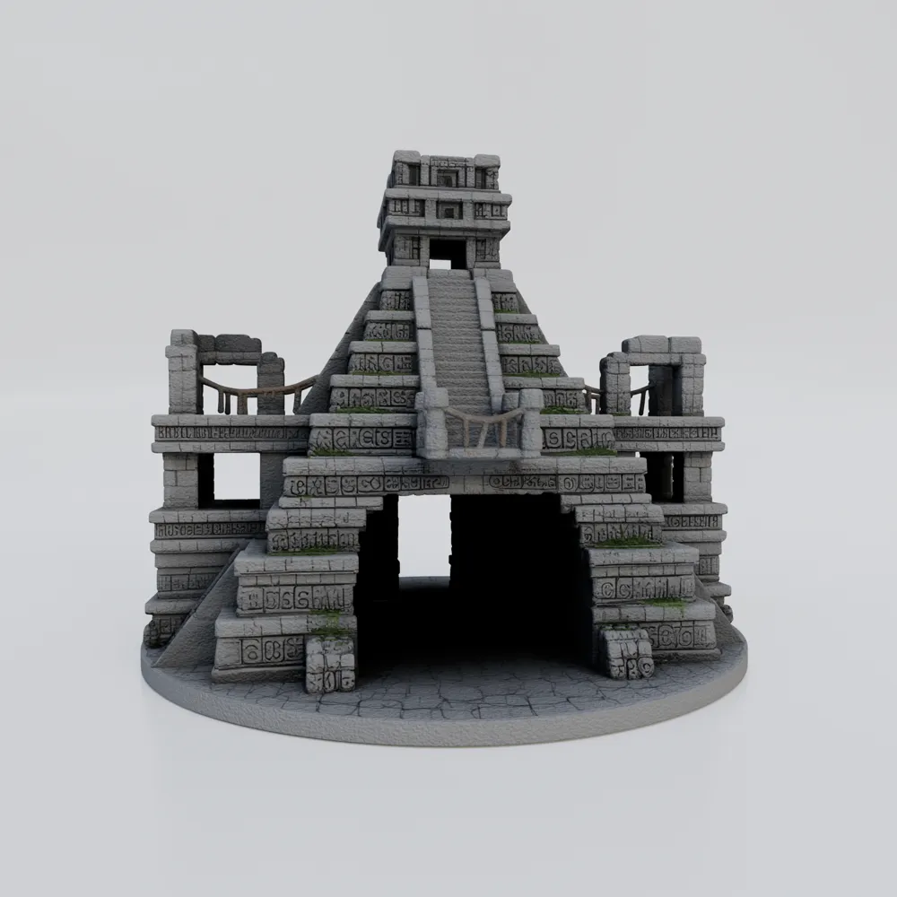 Maya Pyramidentempelruine | Maya Ruinen Umgebung von Exo Habitat Co ...