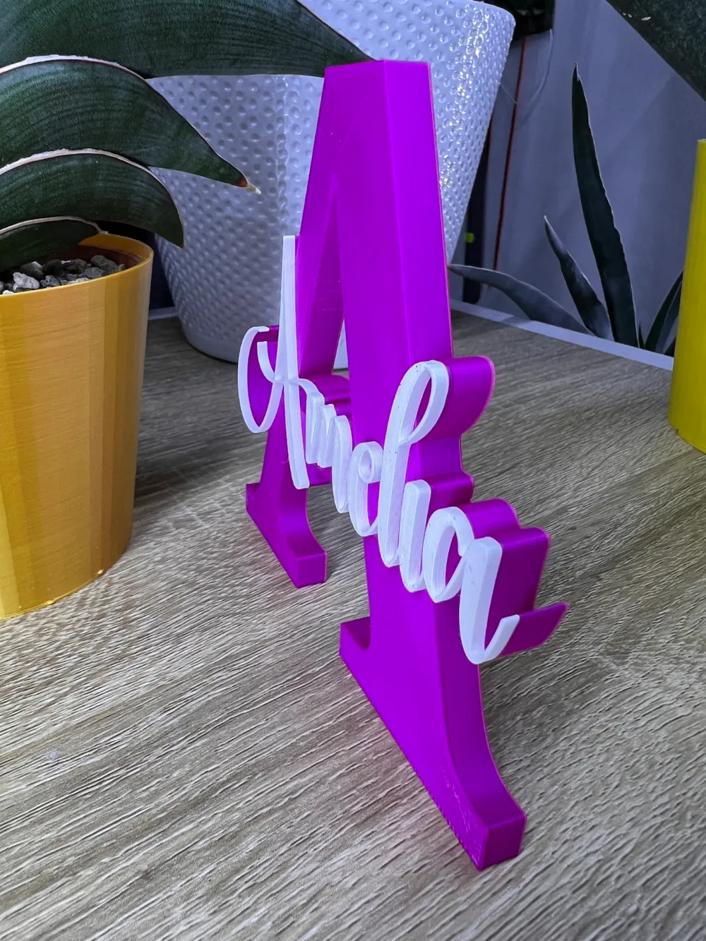 AMELIA name names ornament nameplate initial by meetoo333 MakerWorld ...