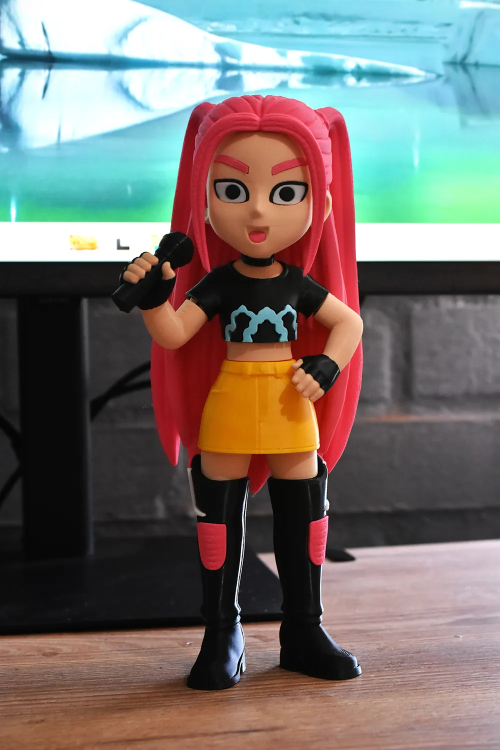 Mira KPop Demon Hunters Articulated toy - Free 3D Print Model - MakerWorld