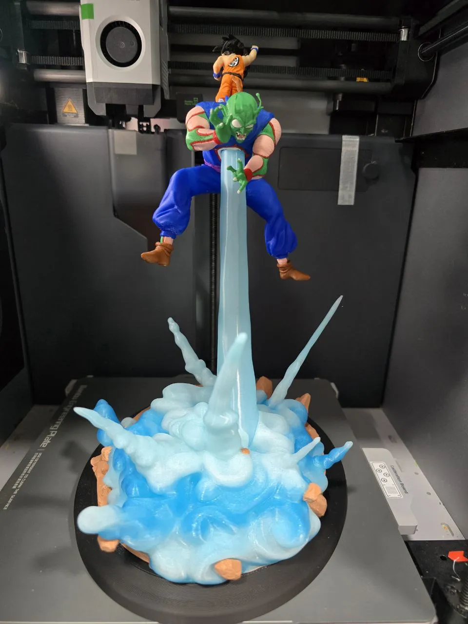 Diorama Goku killing Piccolo - Free 3D Print Model - MakerWorld