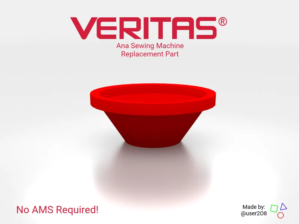 Replacement Spool Pin for Veritas Ana - Free 3D Print Model - MakerWorld
