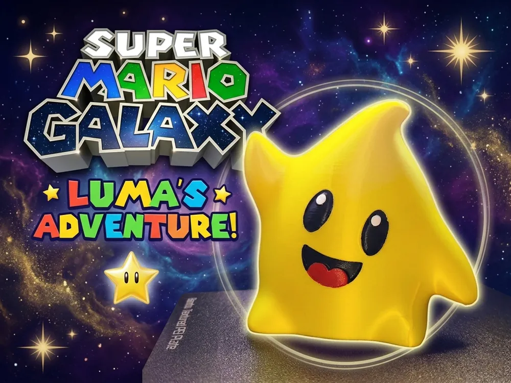 Luma Star - Super Mario Galaxy 3D Print - Free 3D Print Model - MakerWorld