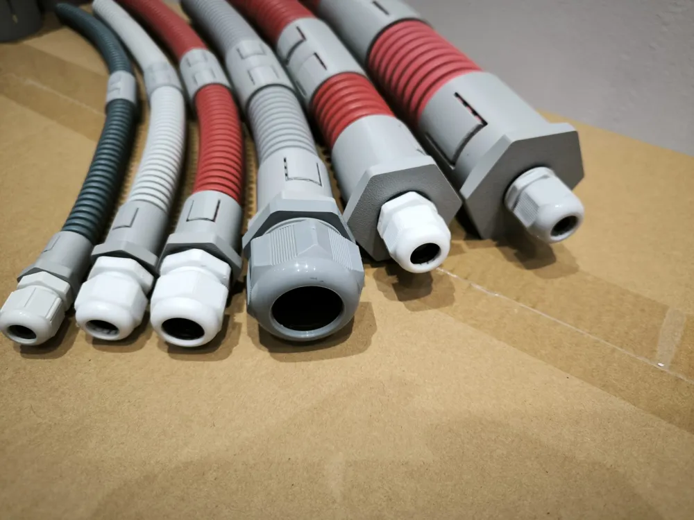 Flexible Pipe to Cable Gland Connector - Free 3D Print Model - MakerWorld