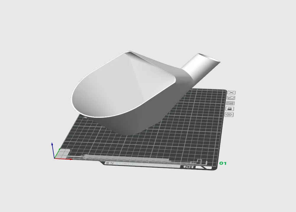 High-capacity coffee bean scoop, funnel scoop by 樾樾 - MakerWorld