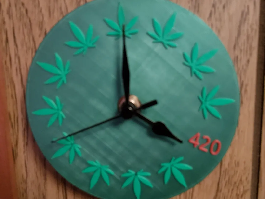 420 Clock - Free 3D Print Model - MakerWorld