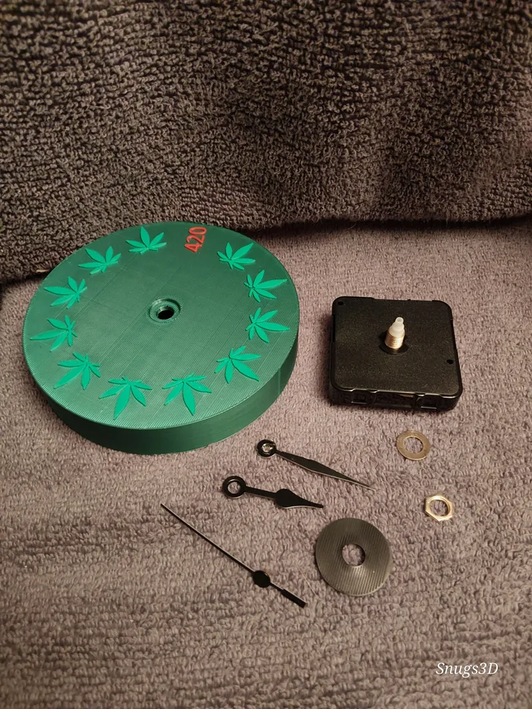 420 Clock - Free 3D Print Model - MakerWorld
