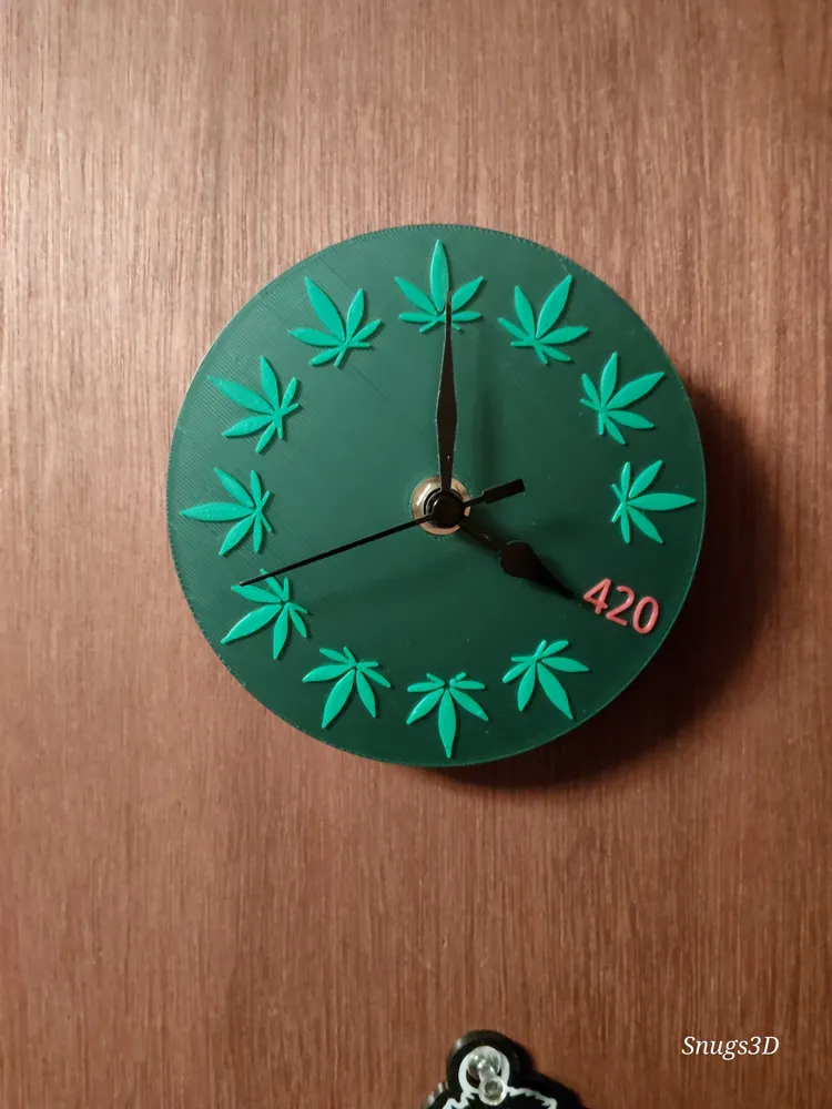 420 Clock - Free 3D Print Model - MakerWorld