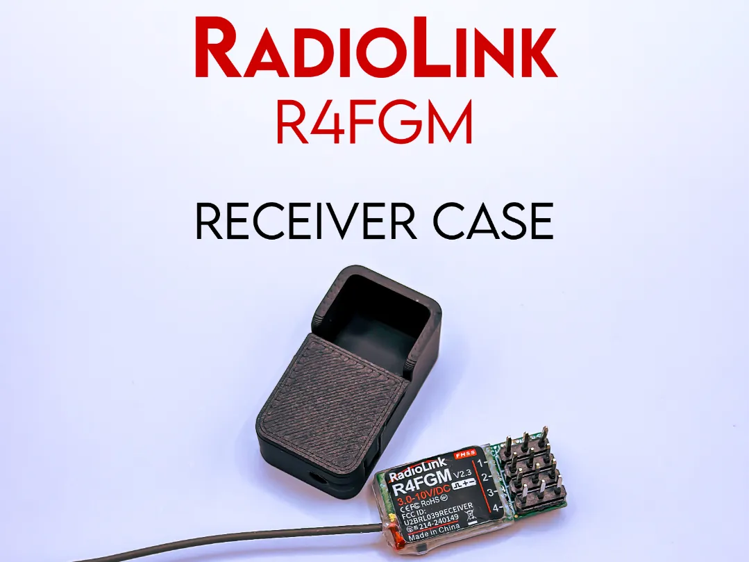 RadioLink R4FGM Receiver Case - Free 3D Print Model - MakerWorld