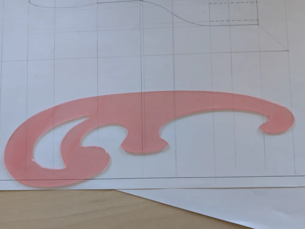 French Curve by ProfessorBariumMakerWorld: Download Free 3D Models
