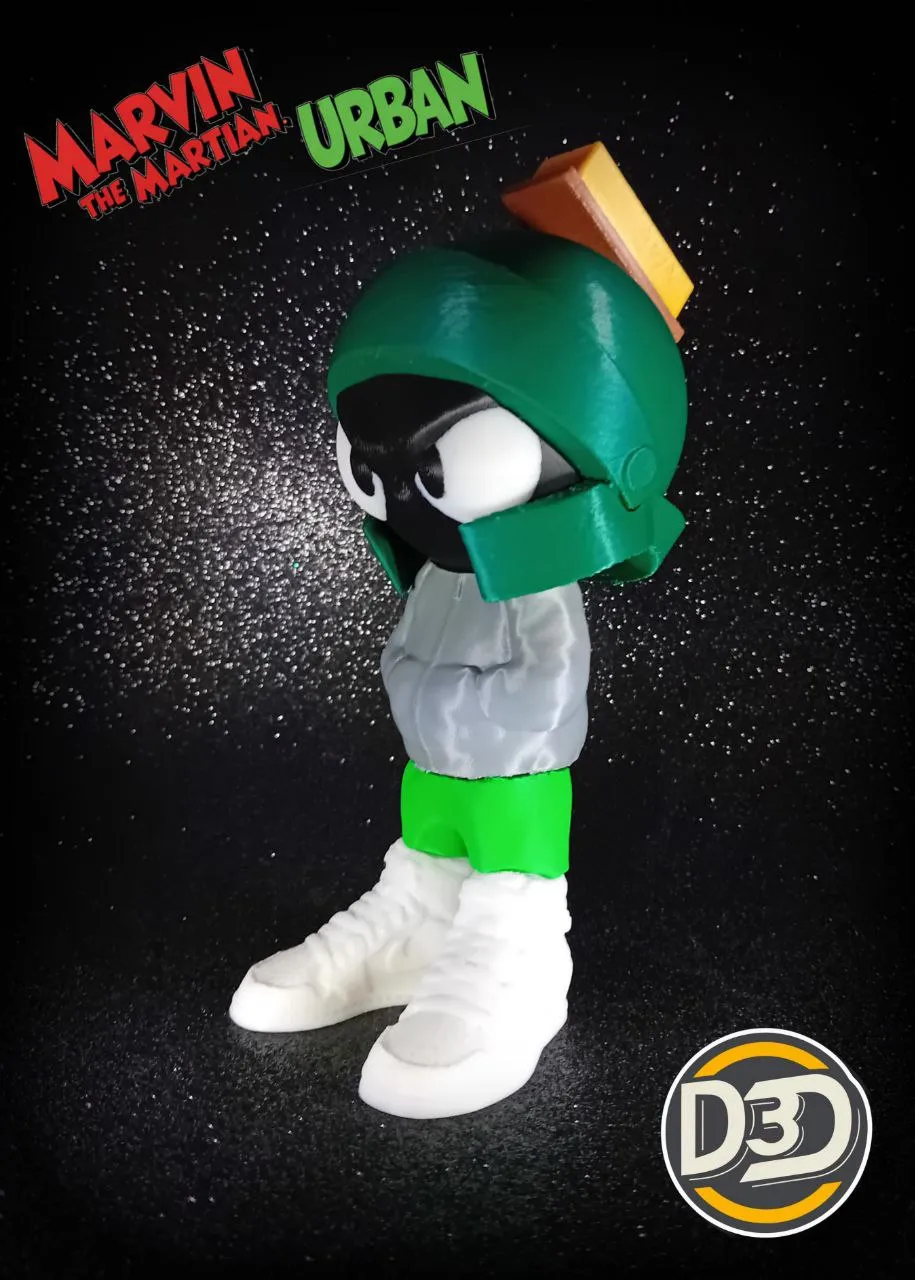 Marvin the martian: URBAN - Free 3D Print Model - MakerWorld