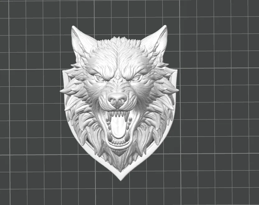 Bloodhowl Dire Wolf — Wall Trophy Bust by SparkyV MakerWorld: Download ...