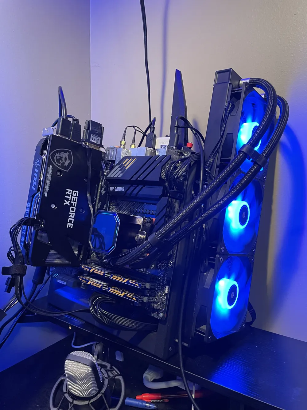 ATX Open PC Frame for A1 Mini + 240mm AIO Remixed by Tgs_Creates ...