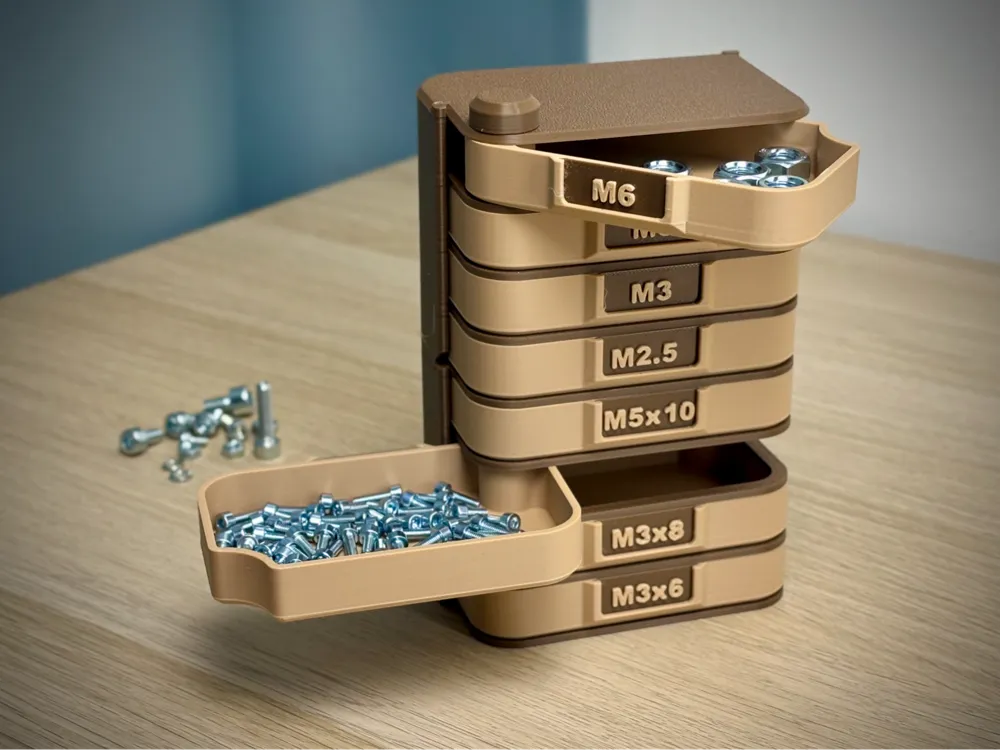 Modular Storage Tower Organizer | Storage Box - Free 3D Print Model ...