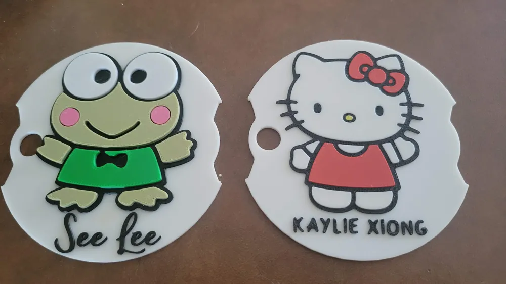 Keroppi Stanley Tumbler Topper – Custom Name by Kao MakerWorld ...