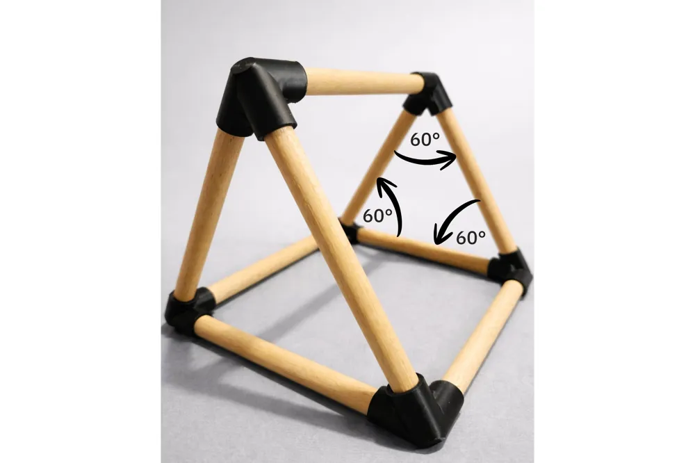 Customizable 3-Way Connector – Adjustable XY Angle - Free 3D Print ...