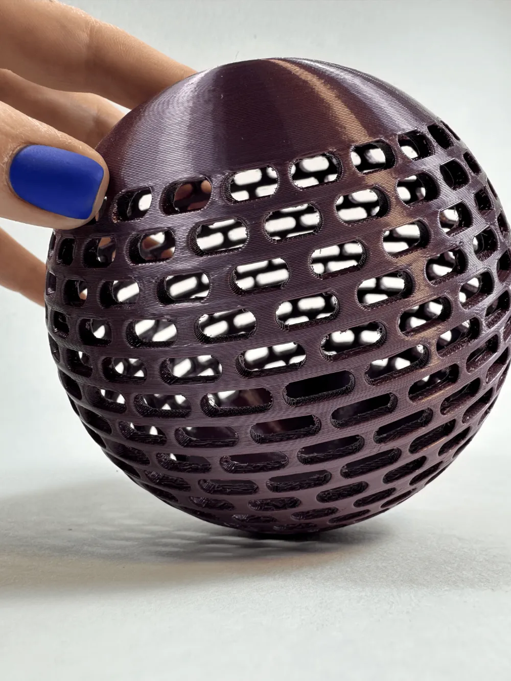 Airless ball (oblong texture) - Free 3D Print Model - MakerWorld