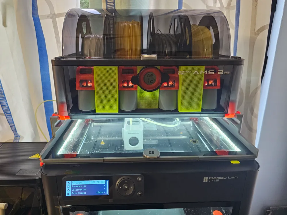 AMS-R (带耗材缓冲器的AMS增高架) by Muncheno 来自 muncheno MakerWorld：免费下载 3D 模型