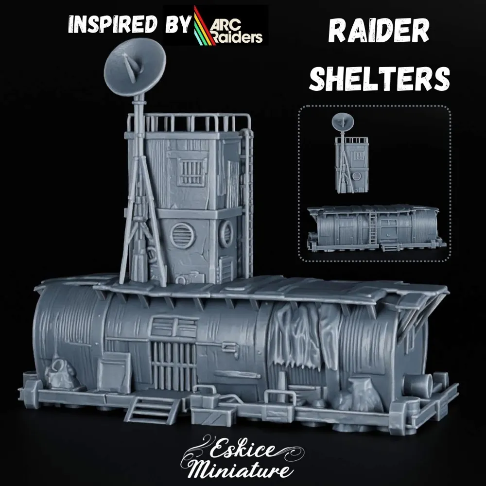 Raider Shelters – Inspired by Arc Raiders - Free 3D Print Model ...