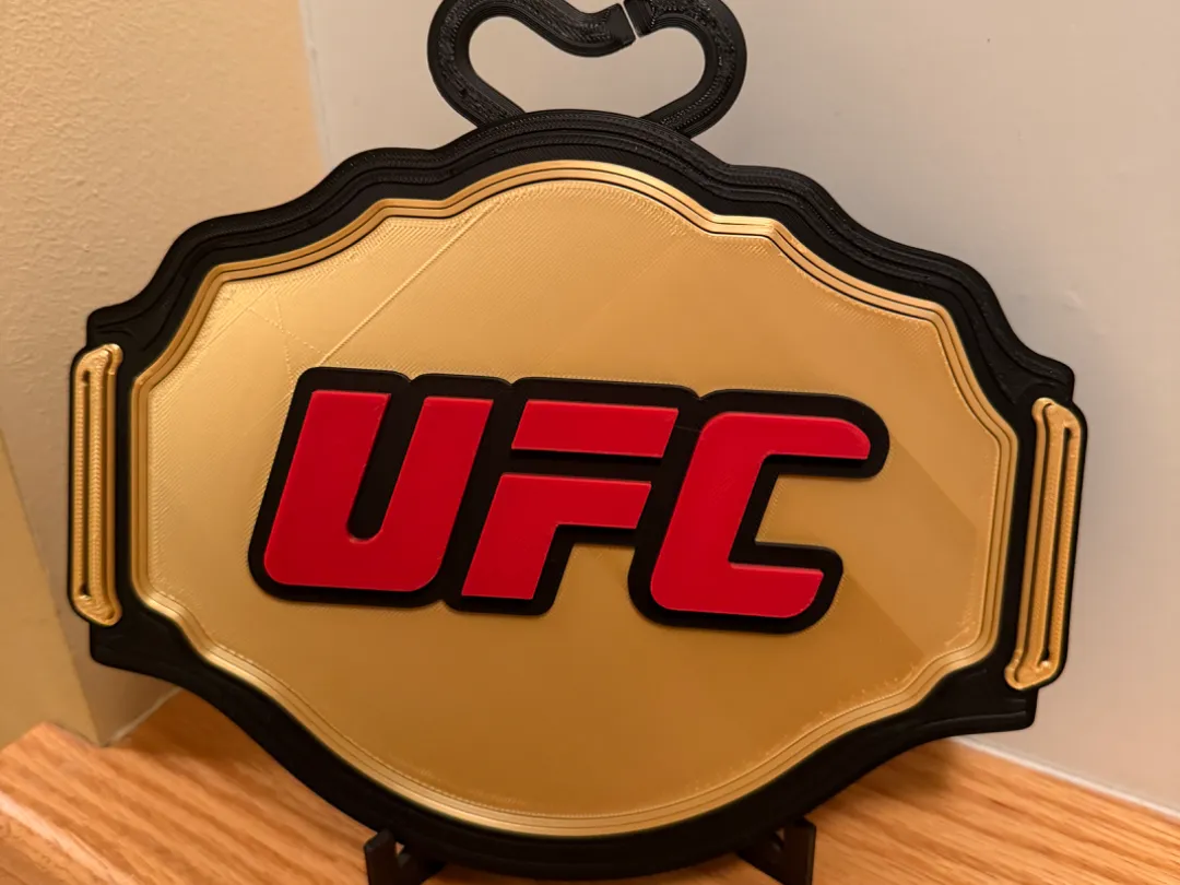 UFC Championship Belt Hype Chain - Free 3D Print Model - MakerWorld