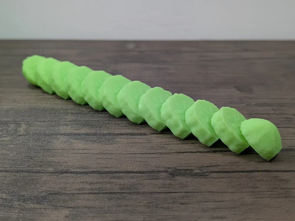 CUCUMBER! or PICKLE! Sliced Fidget - Free 3D Print Model - MakerWorld