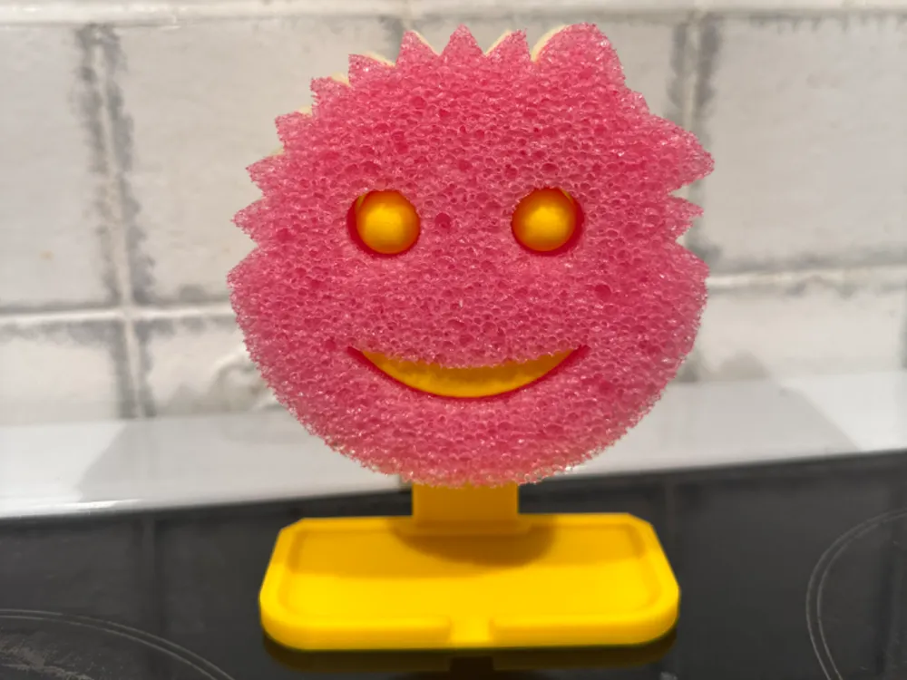 Scrub mommy/daddy sponge holder - Free 3D Print Model - MakerWorld