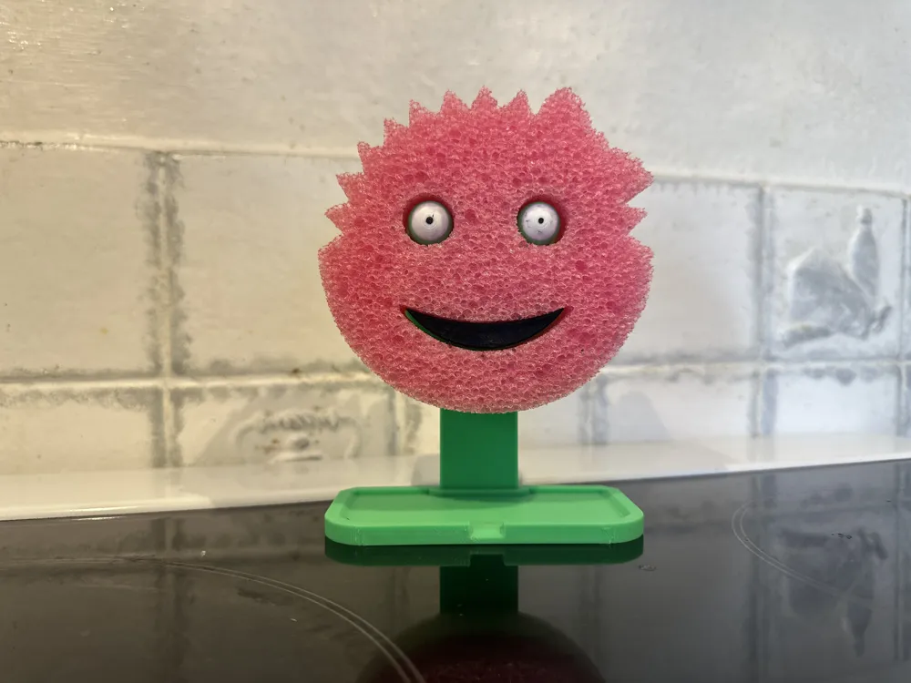 Scrub mommy/daddy sponge holder - Free 3D Print Model - MakerWorld