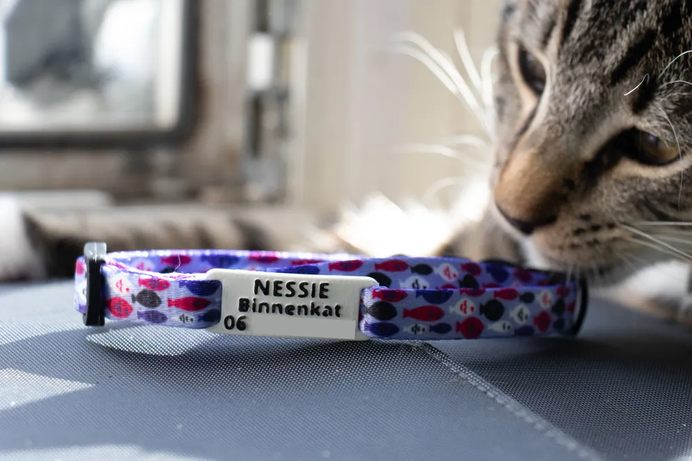 Customizable Cat ID Tag for 1 cm collar by Lisa MakerWorld: Download ...