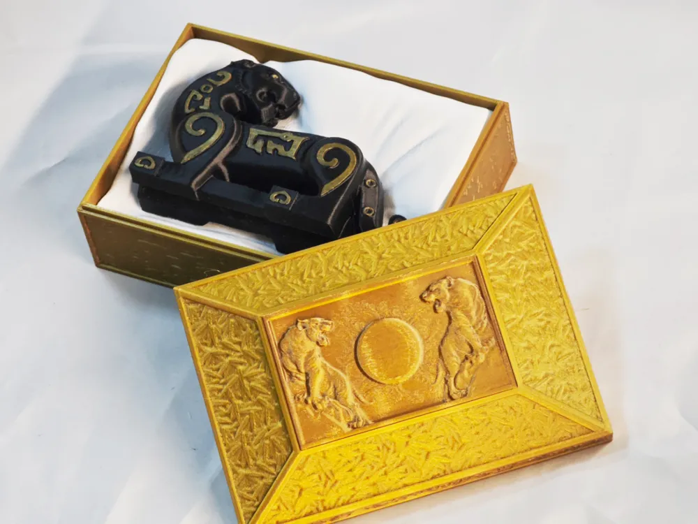 Tiger Talisman + Box - Free 3D Print Model - MakerWorld