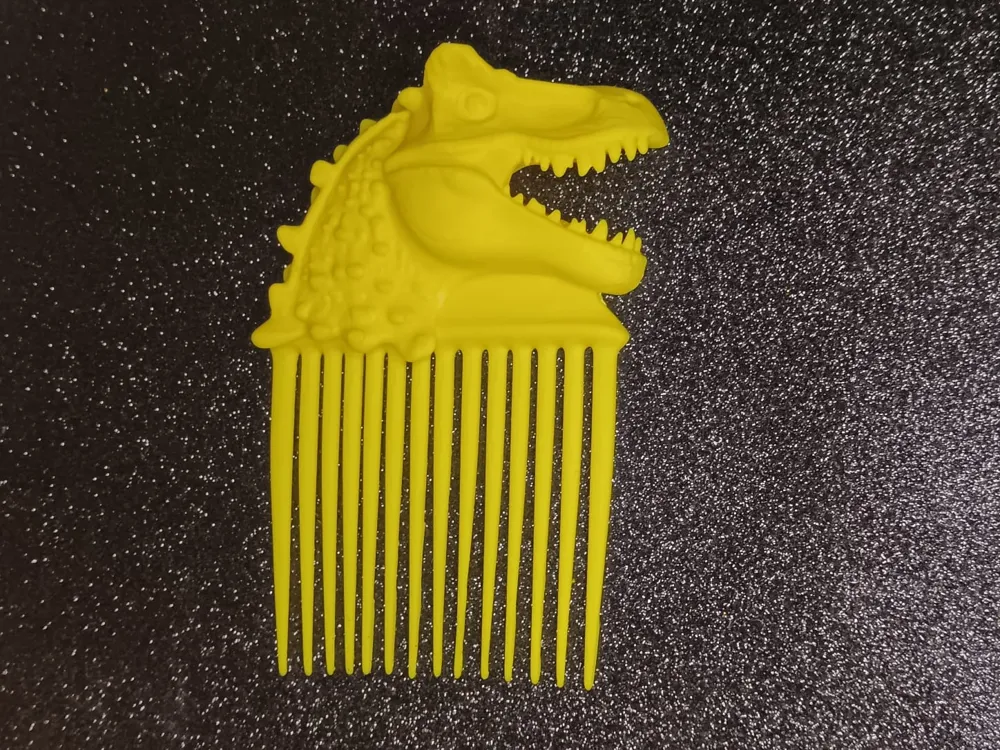 Dinosaurs Hair Comb by Aleandrus MakerWorld: Download Free 3D Models