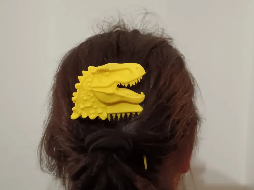 Dinosaurs Hair Comb by Aleandrus MakerWorld: Download Free 3D Models