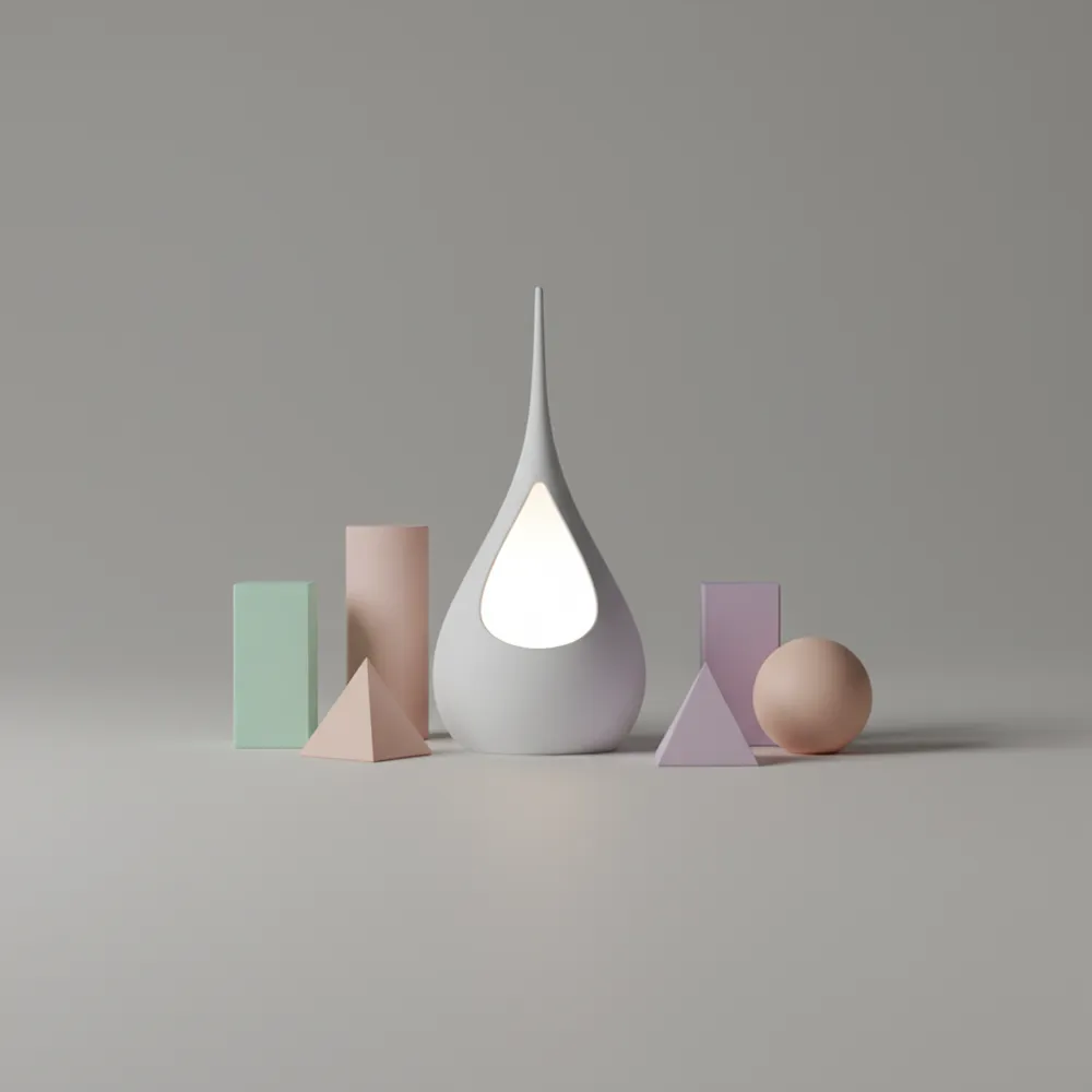 Modern Tear Lamp for Bambu Lamp Kit - Free 3D Print Model - MakerWorld