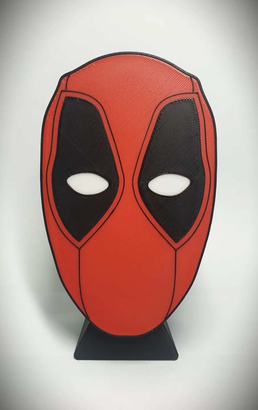 Deadpool Mask Face - small Tealight Lamp NO AMS! by Pioterzero - MakerWorld