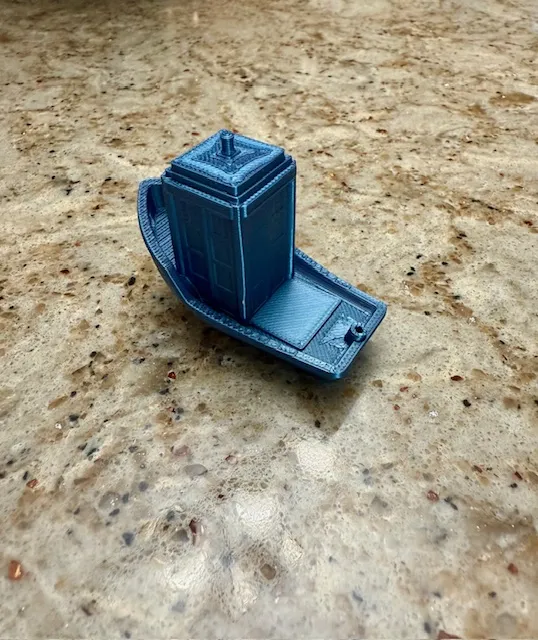 TARDIS Benchy by Taliesin MakerWorld: Download Free 3D Models