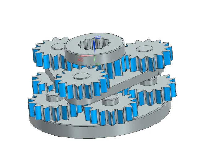 High-Efficiency Planetary Gear|8 Gears|1:14 Ratio by Elli MakerWorld ...