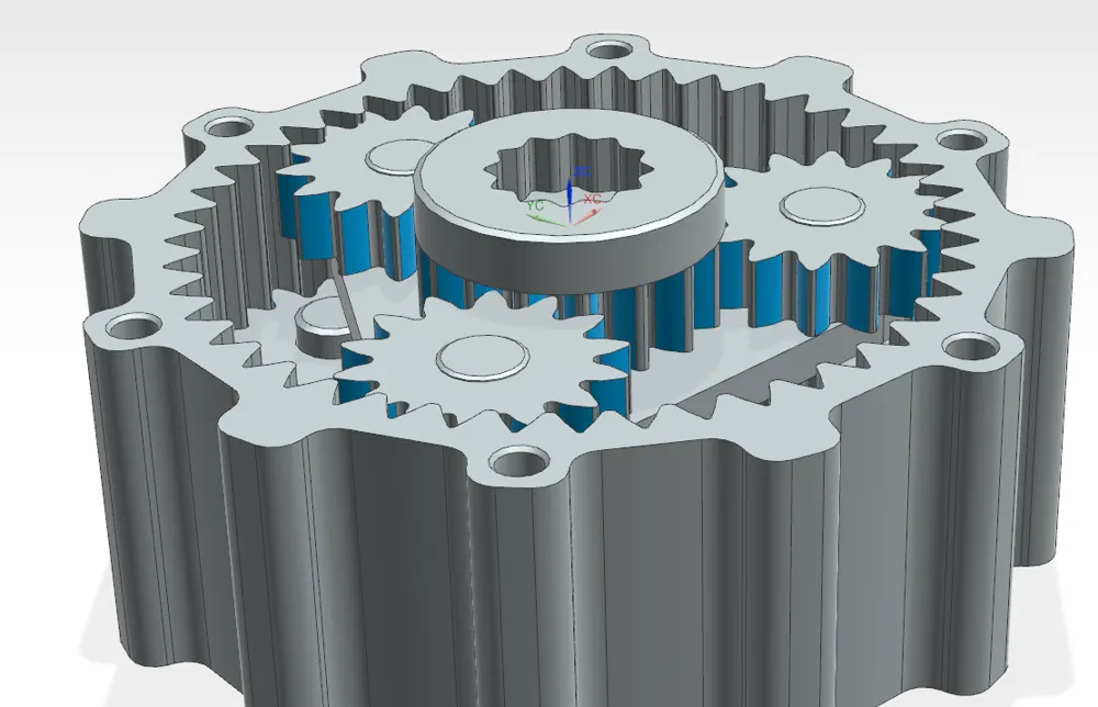 High-Efficiency Planetary Gear|8 Gears|1:14 Ratio by Elli MakerWorld ...