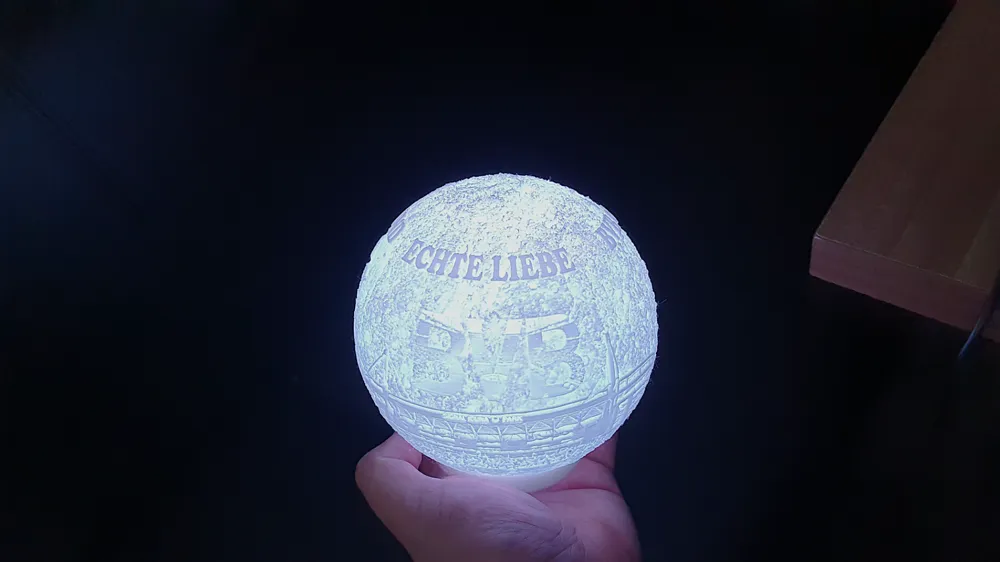 Borussia Dortmund Mond Lampe LED BVB von Calipitter MakerWorld ...