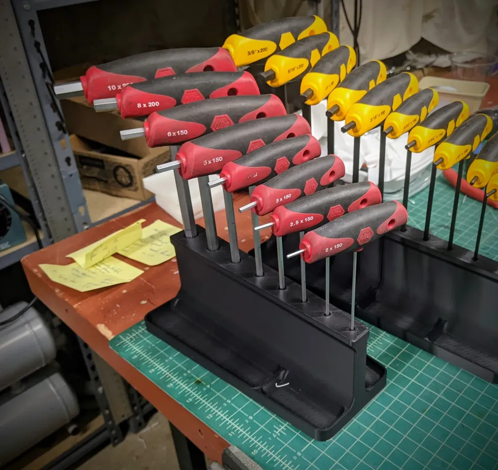 Hex Wrench Stand - Metric by MoarInfill - MakerWorld