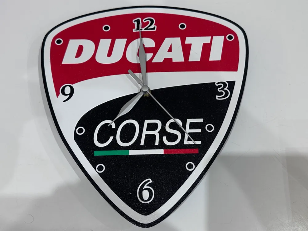 wall clock Ducati corse V2 by Tala16 MakerWorld: Download Free 3D Models