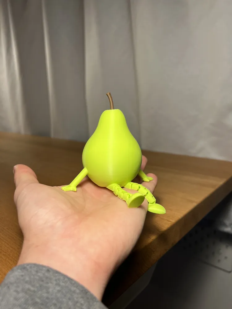 Articulated Pear Buddy - Free 3D Print Model - MakerWorld