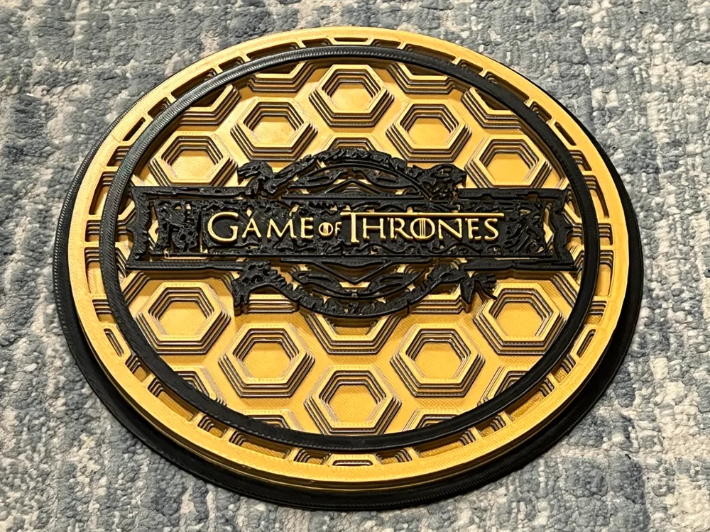 Game of Thrones Dimensional Mosaic by Richie Rich Richie Rich - MakerWorld