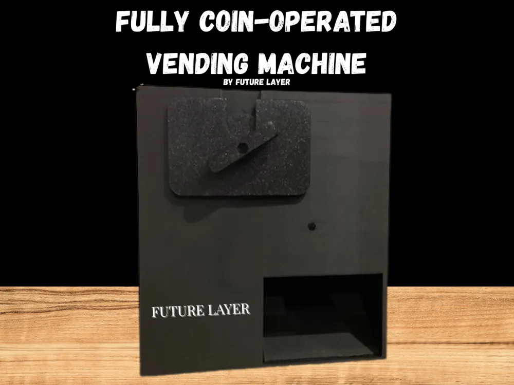 Fully Coin Operated Vending Machine - Free 3D Print Model - MakerWorld
