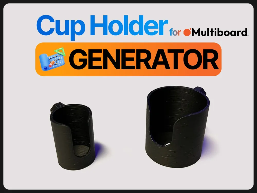 Cup Holder Generator for Multiboard - Free 3D Print Model - MakerWorld