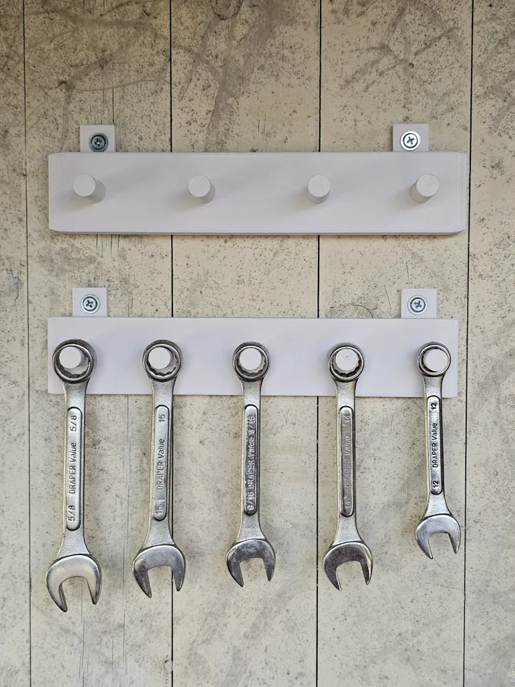 3D Printed Wall-Mounted Multi-Purpose Hangers - Free 3D Print Model ...