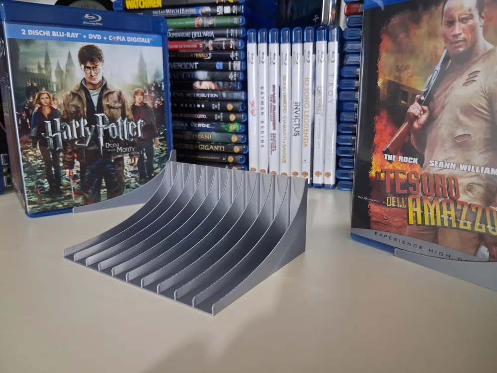Parametric Blu-ray Holder Organizer by Sha-Tech MakerWorld: Download ...