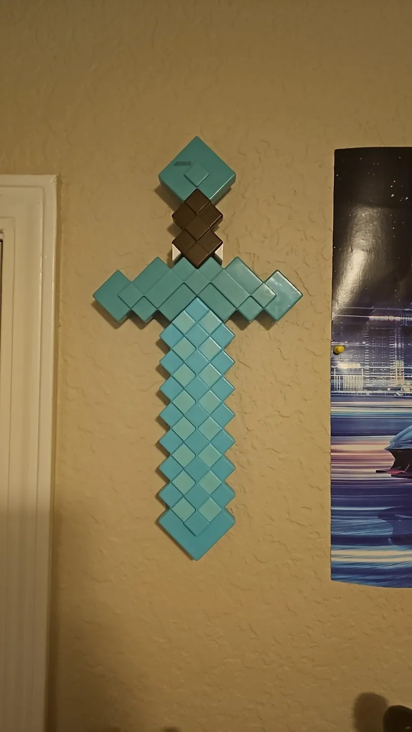 Minecraft Sword Hanger by printomancy - MakerWorld